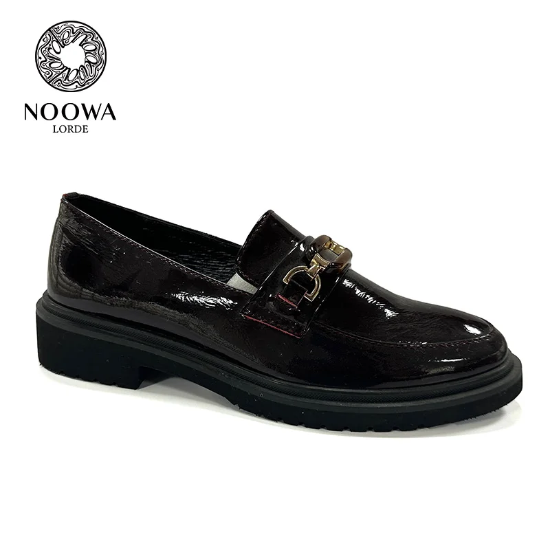 Women Patent Leather Lofa Classic Dress Lofa Metal Buckle Hot Selling ...
