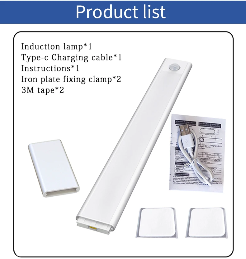 Luz Led Con Sensor De Movimiento Motion Wardrobe Sensor Stair Light Wireless Led Light Sensor ...