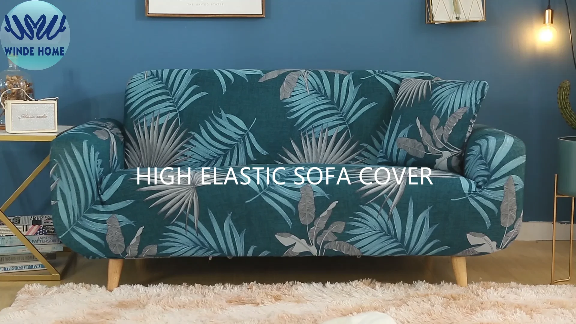 Modern Printed Stretch Elastic Covers Universal Furniture Protector U ...