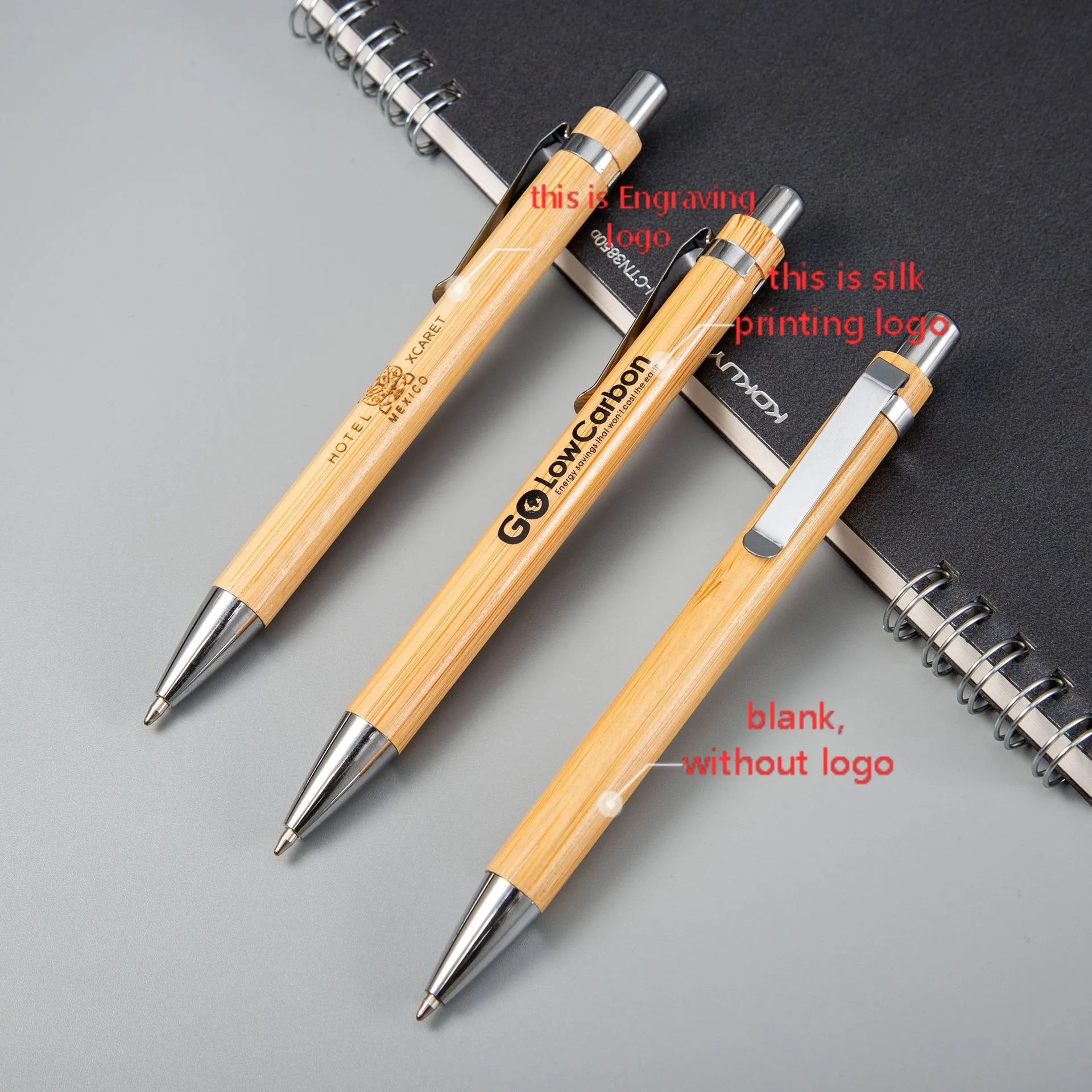 Wholesale Promotional Cheap Environmental Eco Friendly Bamboo Pen with Logo