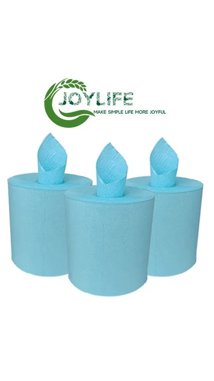 Premium Quality Colored Commercial Industrial Paper Towels Blue Rolls ...