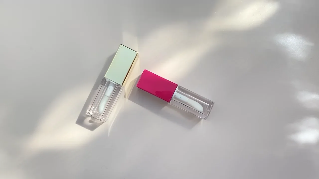 5ml Empty Petg Chunky Thick Wall Square Lip Bottle Lip Oil Container ...