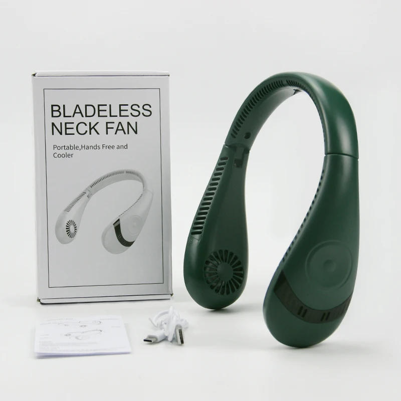 Foldable Leafless Mini Hanging Neck Cooling Hung Band Neckfan 2022 ...