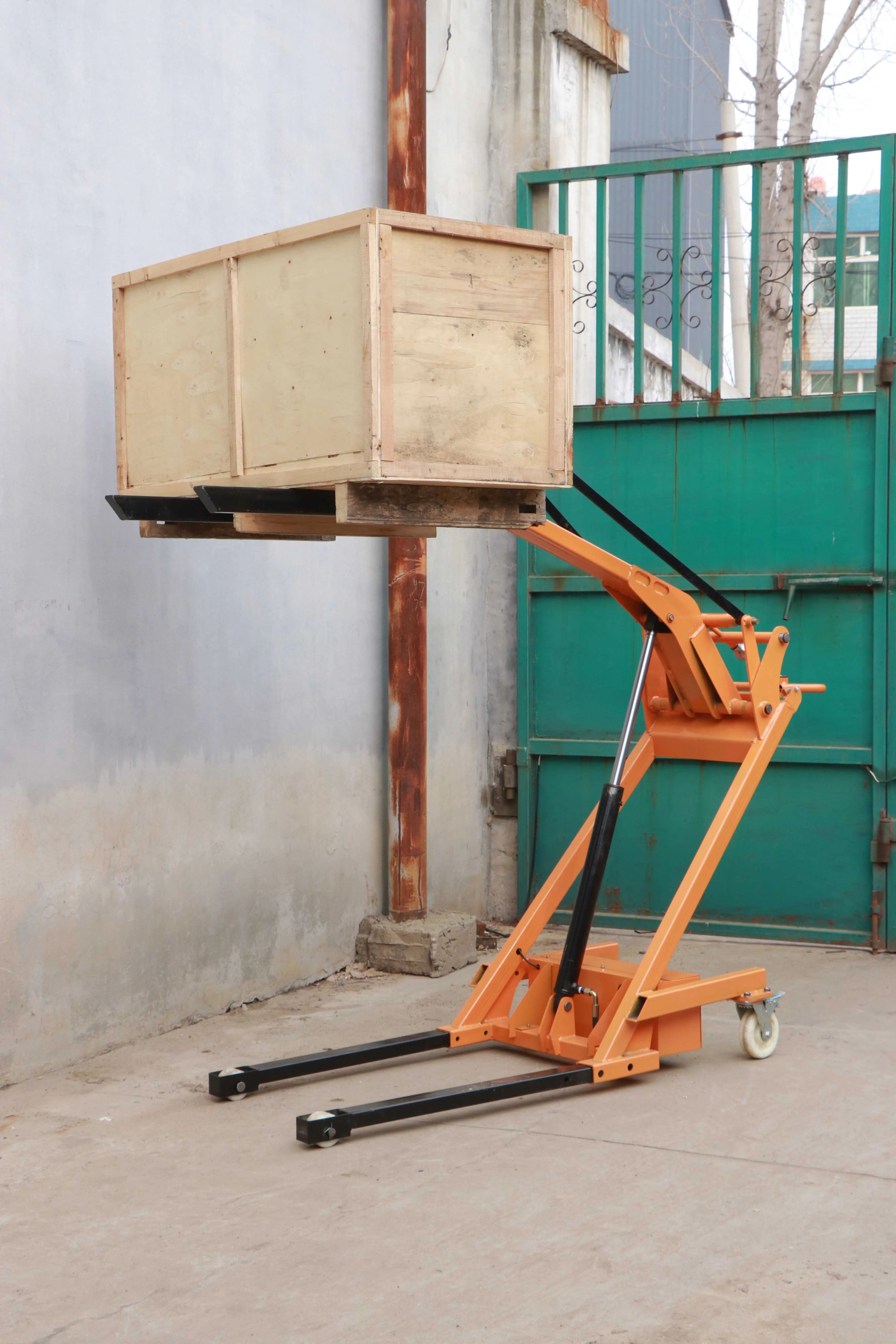 Small Forklift Manual Hydraulic Truck Electric Portable Automatic ...