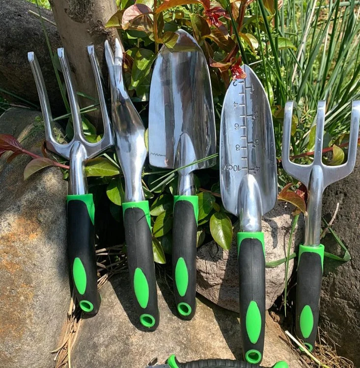 Aluminum Alloy Garden Tool Garden Hand Trowel & Cultivator Set - Heavy ...