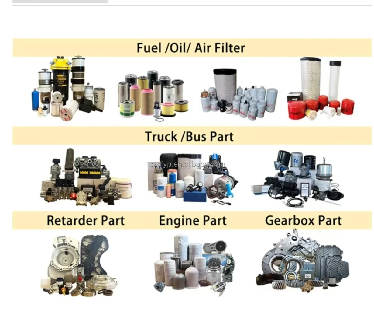 Shacman Lube Filter 6313762 6313769 6313767 6313764 - New Condition