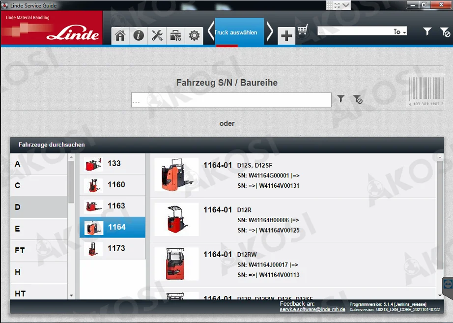 Linde Forklift Diagnosis Scanner - Linde Canbox Doctor