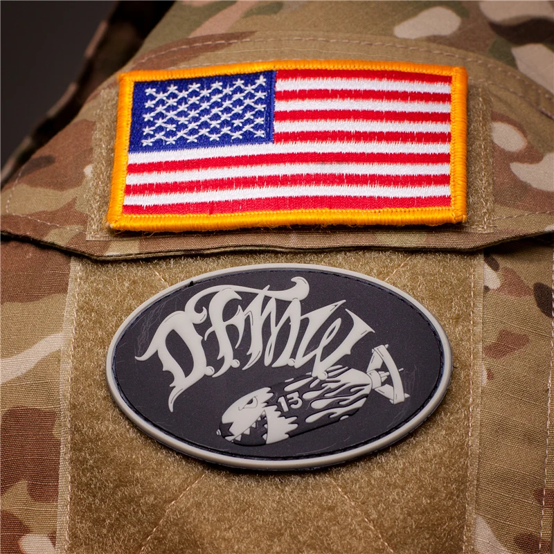 Parche Garment Accessories Patch Custom Brand 3d Embossed Logo Soft Pvc ...