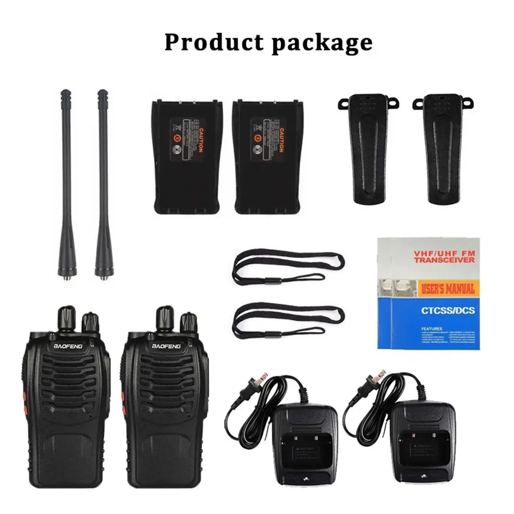Dual-frequency Digital Walkie Talkie 1-3km Long Distance Walkie Talkie ...
