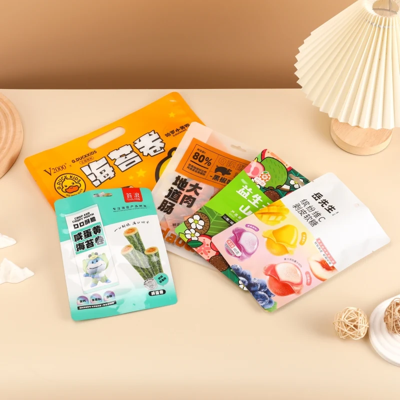 Customized Baggies Stand up Pouch Food Pack with Zip Food Packaging ...