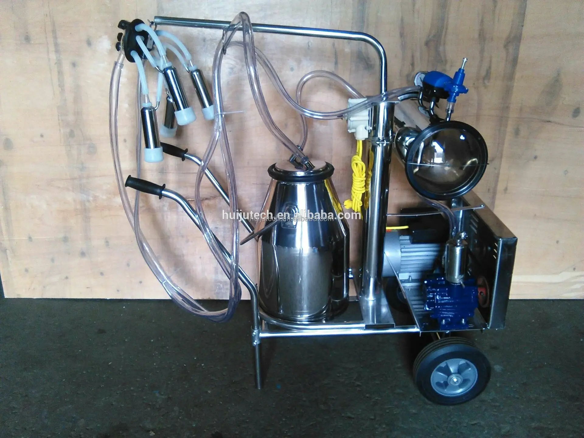 Dairy Farm Portable Mobile Automatic Vacuum Pump Buffalo Goat Cow ...