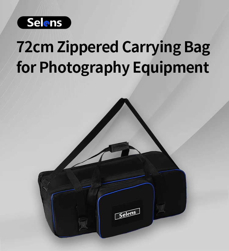 Selens 75cm Padded Zipper Bag - Ideal for Studio Light Stands