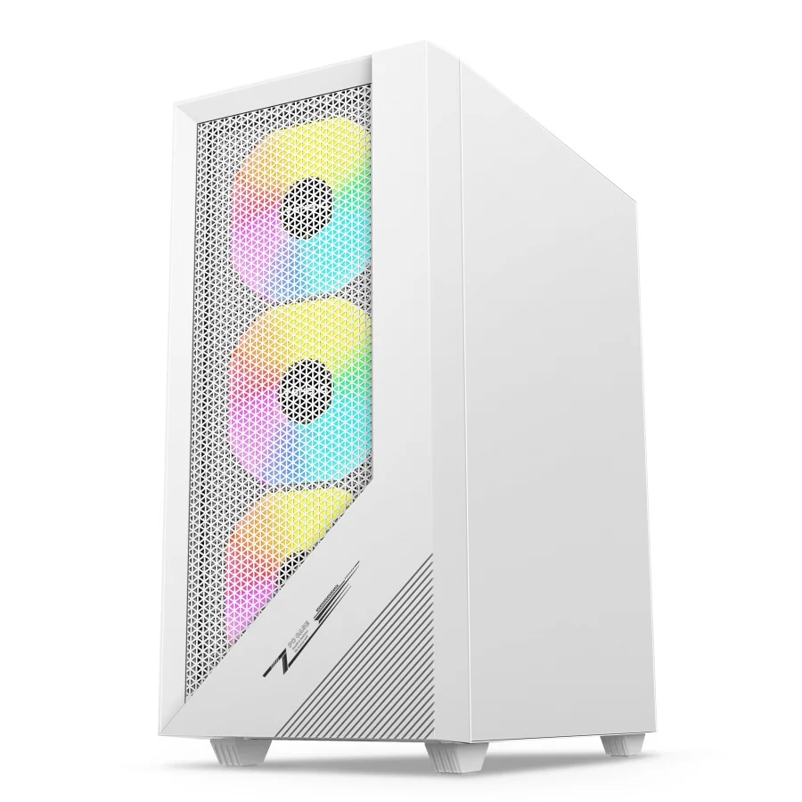 Custom Mid Tower Gaming Computer Case with Tempered Glass