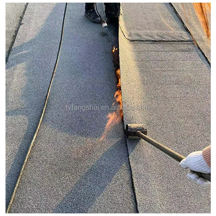 Green Sand Surface Bitumen Waterproofing Membrane For Building Roof ...