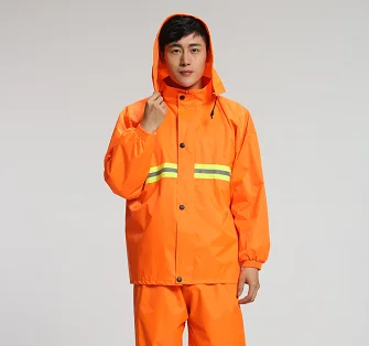 Wholesale Construction Rain Coat - Sanitation Fluorescent Gear