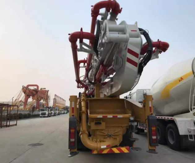 Concrete Pump Truck Hb60v With Lighter Machine Cheap Prize On Sale ...