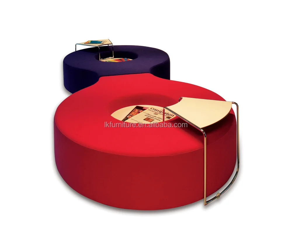 Antique Luxurious Hotel Round Lobby Sofa Design with Tea Table