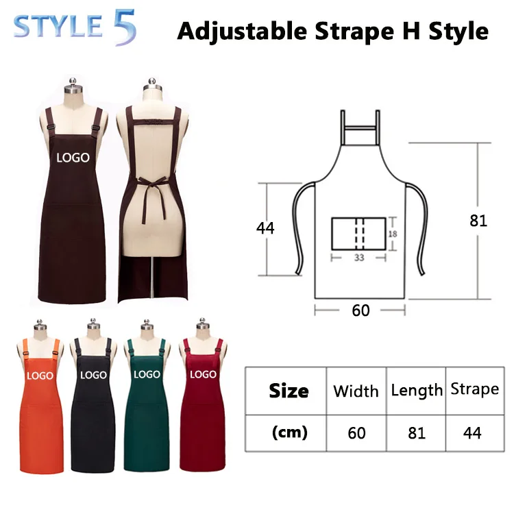 Sublimation Blank Polyester Full Color Printing Funny Apron Custom Logo ...