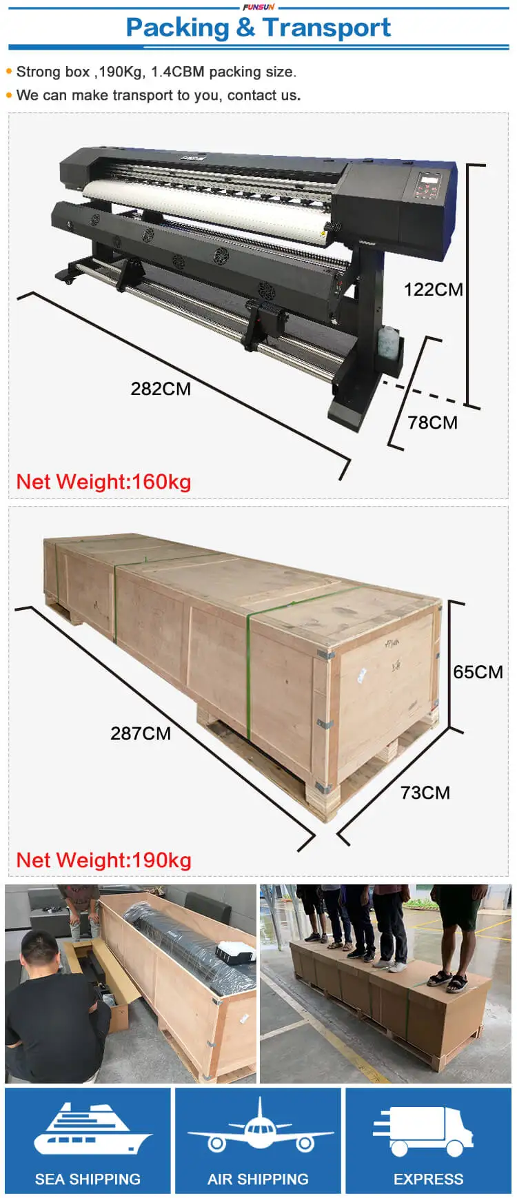 Funsun Eco Solvent Printer - High Quality Large Format