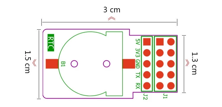 Original Raspberry Pi Rtc Clock Module Ds3231/ds1307 Clock Expansion ...