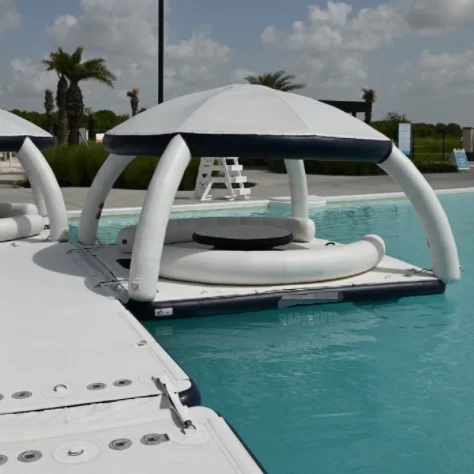 Water Entertainment Drop Stitch Floating Inflatable Raft Pvc Water Dock ...