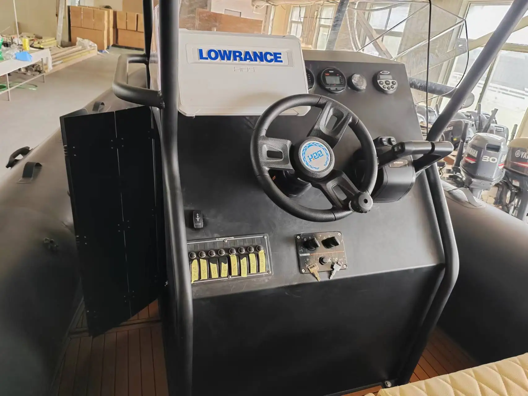 Luxury 25ft RIB760 Deep V Aluminum Hull Hypalon RIB Boat With Sunbed ...