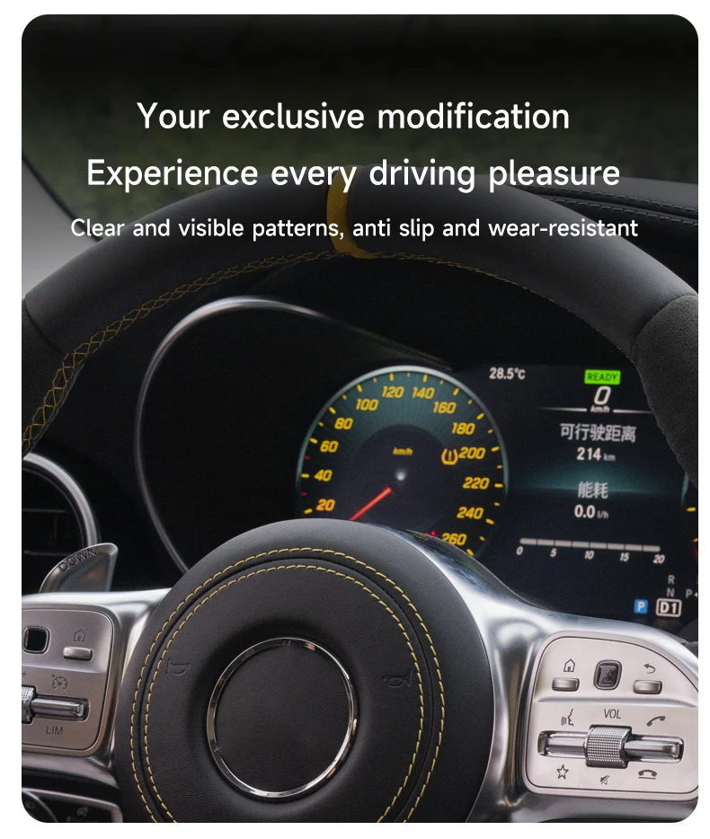 Steering Wheel For Mercedes Benz W204 W205 W207 W211 W212 W213 W221 ...