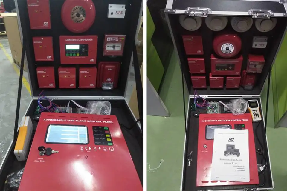 LPCB Conventional Fire Alarm Control Panel 1-32 Zone Show Box/Demo Box ...