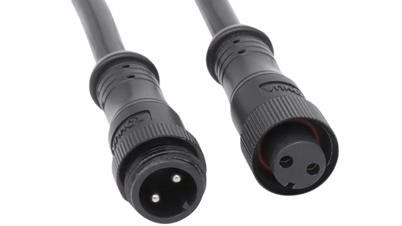 6 Pin Metal Pvc Waterproof Joint M16 Ip65 Cable Connector For Led ...