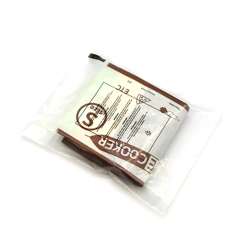 Custom 12x17'' Self-seal Poly Bag Clear Suffocation Warning Bags With ...