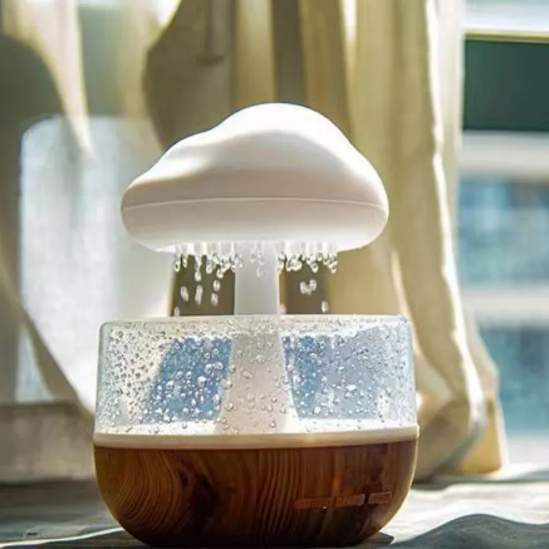 Snuggling Cloud Rain Humidifier Diffusion Chamber Physics Diffuser ...