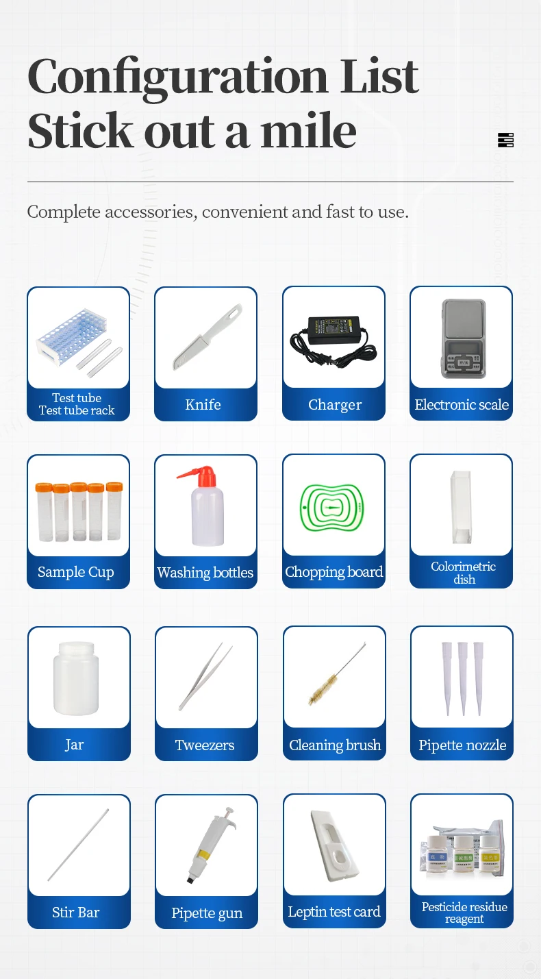 Laboratory Food Chemical Testing - Reliable Substances Analyzers