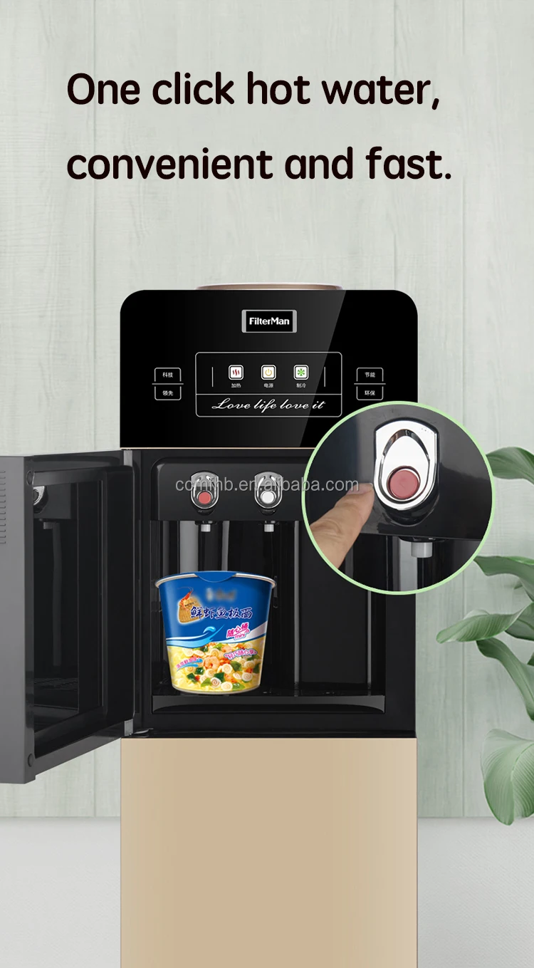 Vertical Hot And Cold Water Dispenser Water From Air Atmospheric Water ...