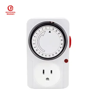 24 Hour Cycle Eu Uk Us Timer Plug Socket Outlet Electrical Mechanical Smart Timer Switch Timing ...