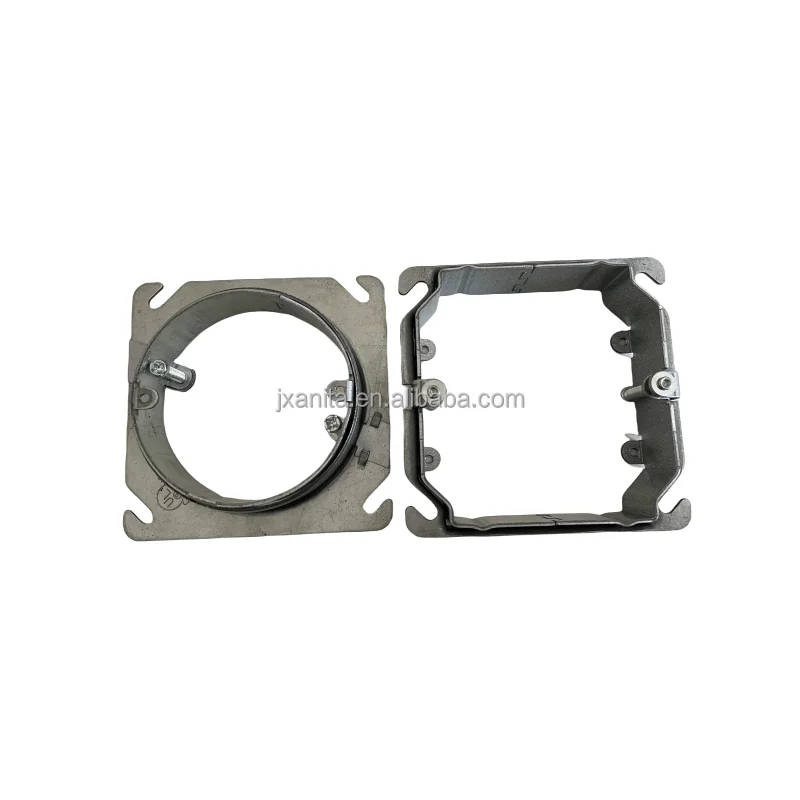 4*4 Adjustable Round Mud Ring Galvanized Steel Square Ring Cover - Buy ...