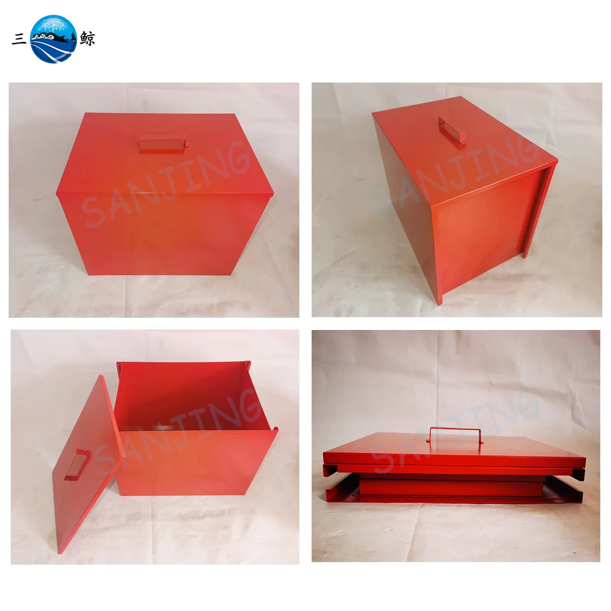Metal Detachable Insert Assembly Fire Sandbox for Gas Station