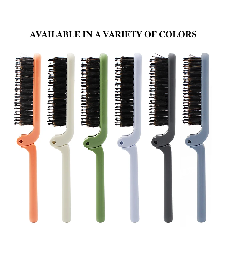 Wholesale Collapsable Pocket Smoothing Hair Brush Small Folding Natural ...