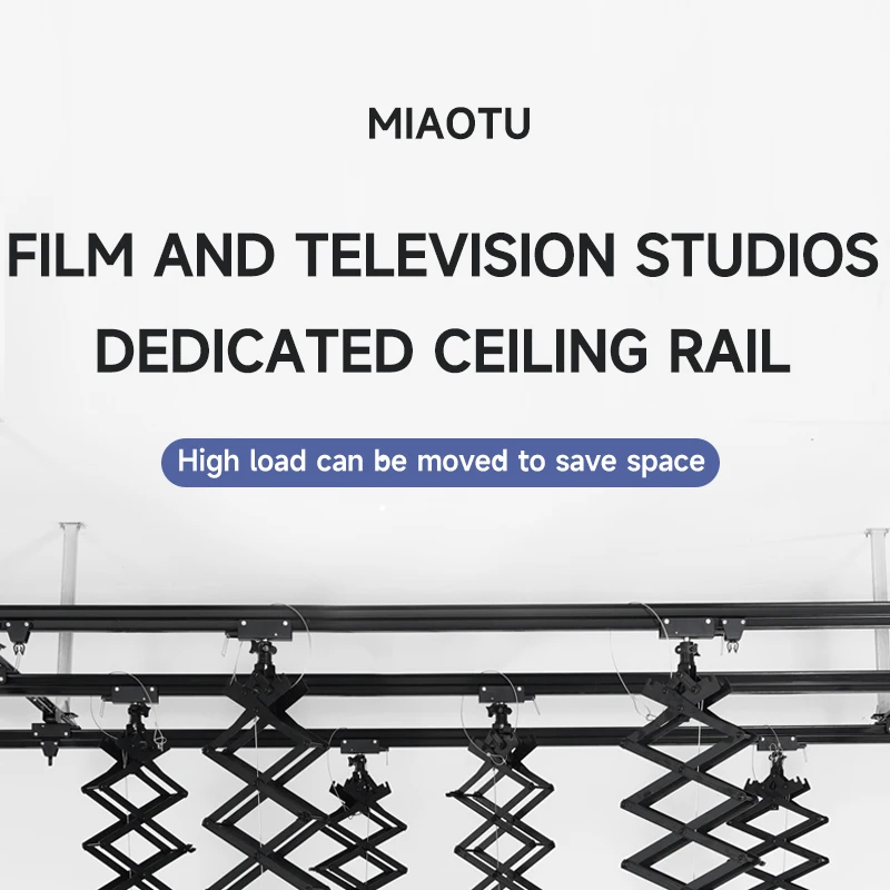 MIAOTU Pantograph Photography Ceiling Rail System Kit 3.0M Studio ...