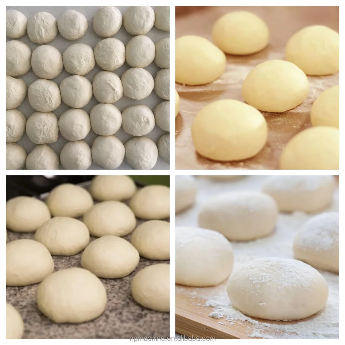 Adjustable Automatic Burger Bun Dough Divider Rounder Making Machine ...