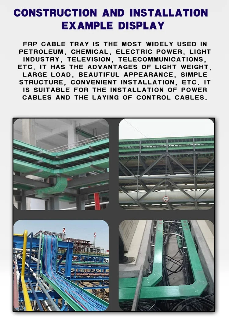 Heavy Duty FRP Cable Tray System | High Corrosion Resistance for ...