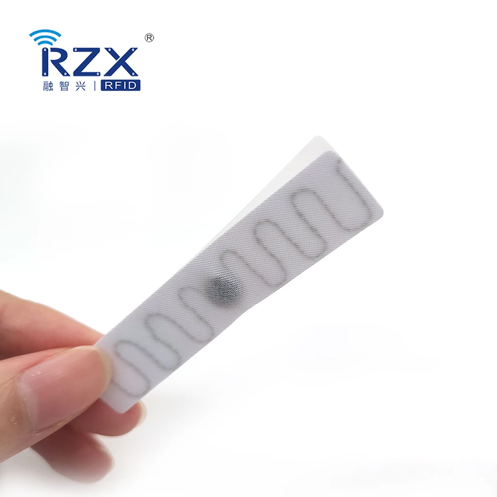 Printable Barcode QR Code UHF 70*15mm Textile COB Laundry Labels with ...