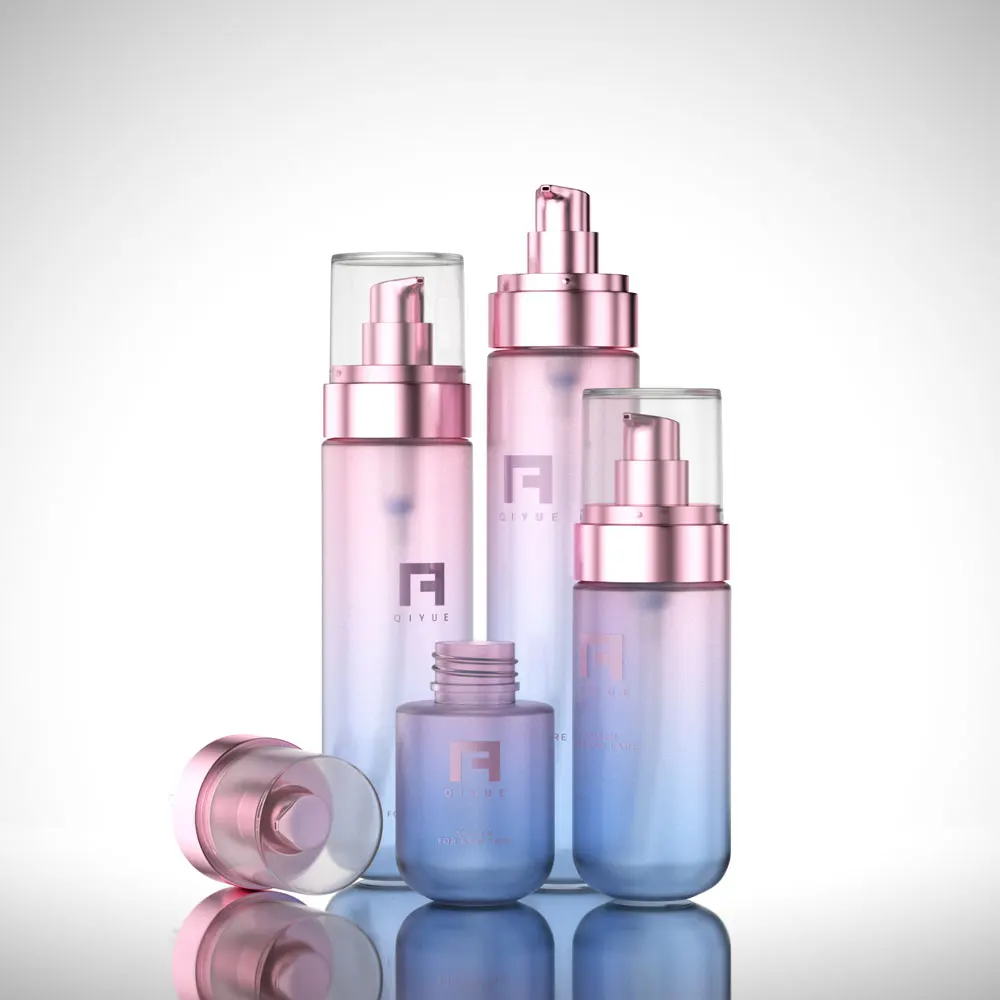 Empty Lotion Bottles Plastic 30ml 50ml 80ml 100ml 120ml Luxury Skincare ...