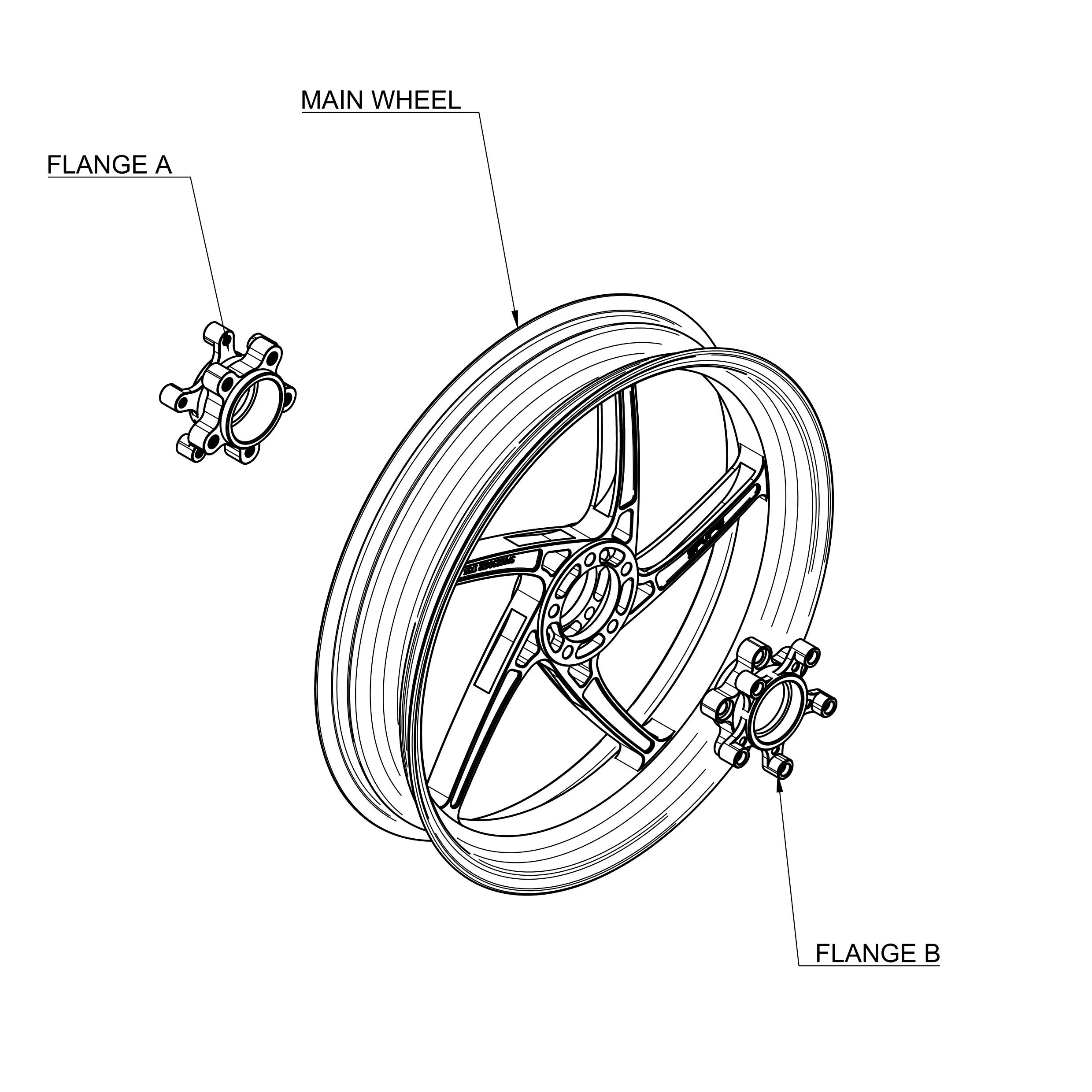 For Yamaha R1 Aluminum Forge Forged Alloy Cnc Motorcycle Wheel Rim ...