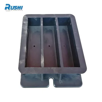 40x40x160 Mm Cement Flexure Mould Three Gang Prism Plastic Mold - Buy ...