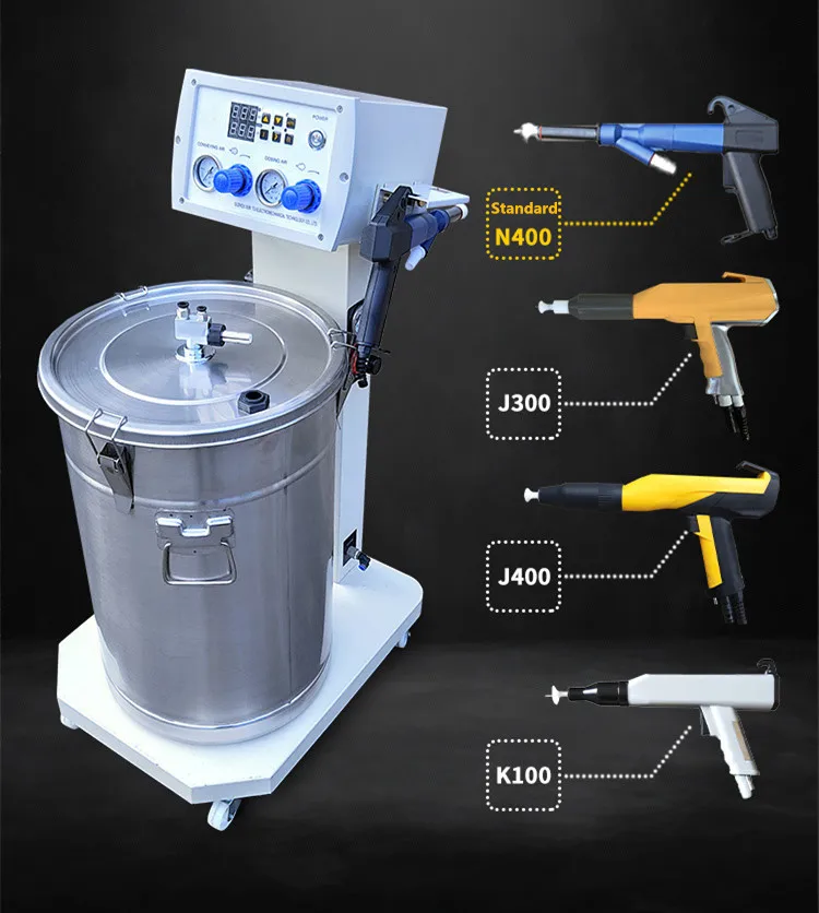 Ours900 PLC Controlled Electrostatic Powder Coating Machine System with ...