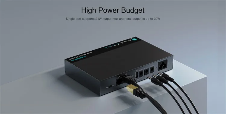 Marsriva Mini Dc Ups Kp5 8800mah Lithium Battery Uninterrupted Power ...