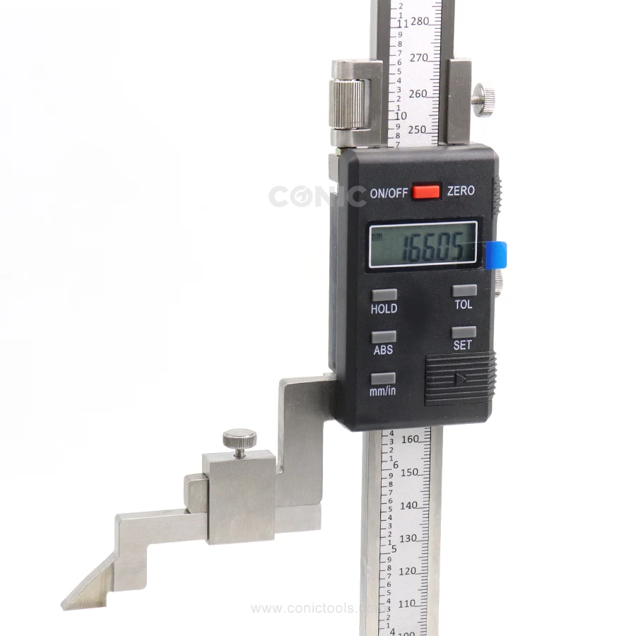 Accurate Height Measurement with CONICTOOLS Digital Calipers
