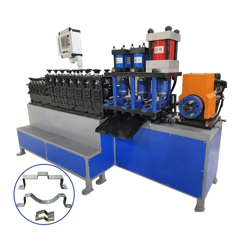 Automatic Cnc Strap Punching Hoop Machine / Steel Hoop Bending Machine ...