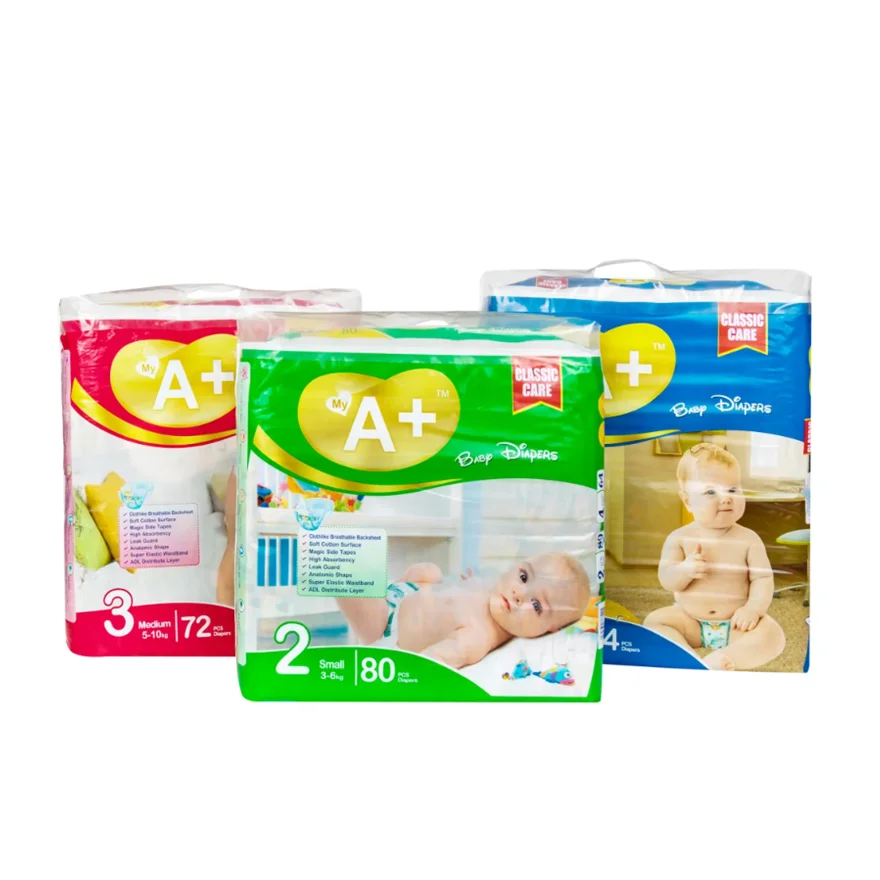 Free Sample Custom Wholesale Sap Super Absorbing Performance Baby ...