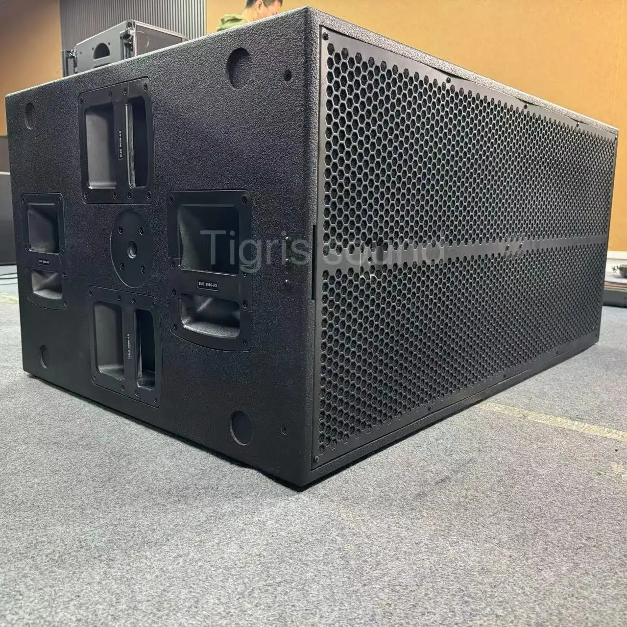 Sub 9006-as Dual 18 Inch Powerful Active Subwoofer Audio Sound System ...